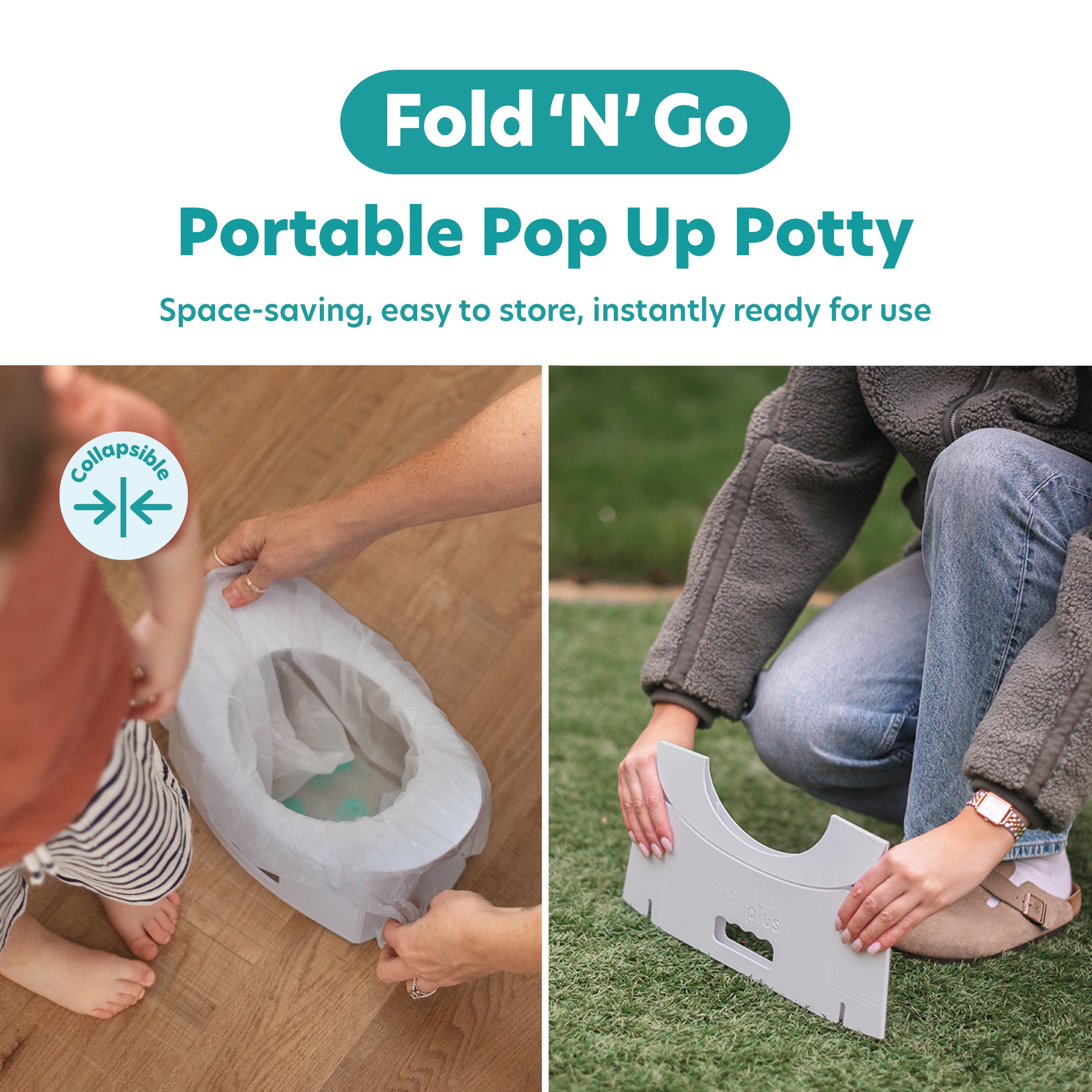 Potette® Fold 'N' Go Potty