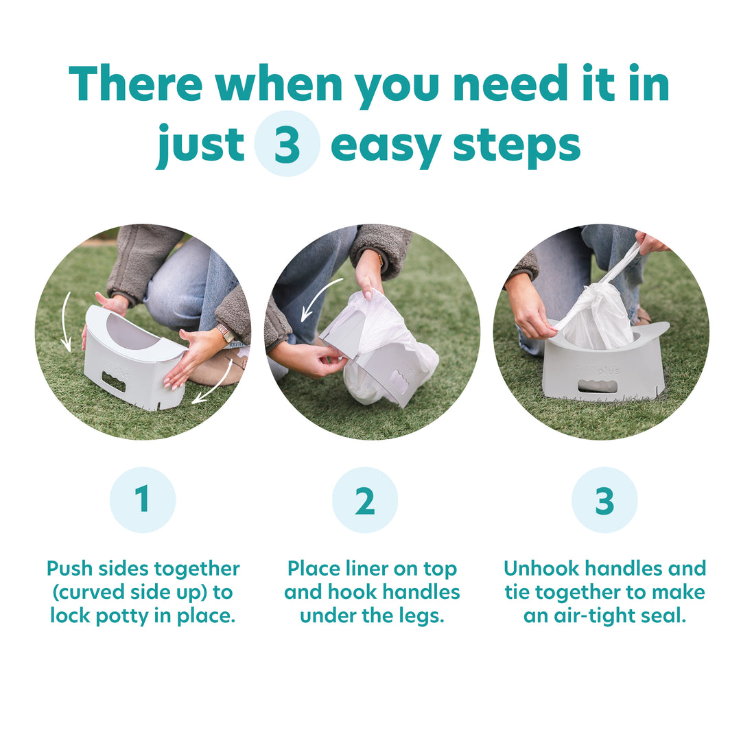 Potette® Fold 'N' Go Potty