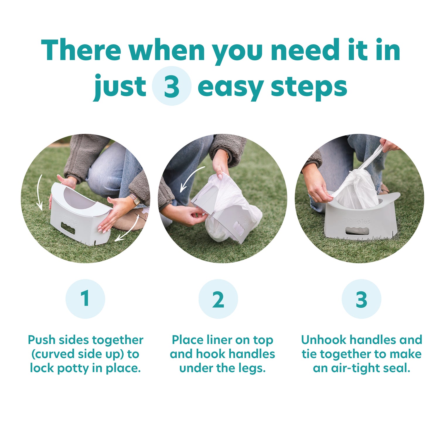 Potette® Fold 'N' Go Potty